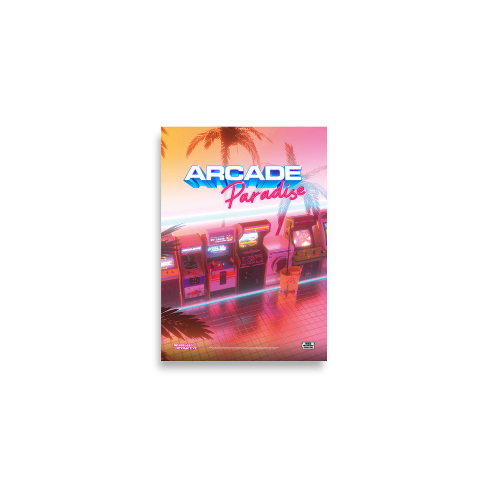Arcade Paradise A2 Art Print / Poster – Wired Productions